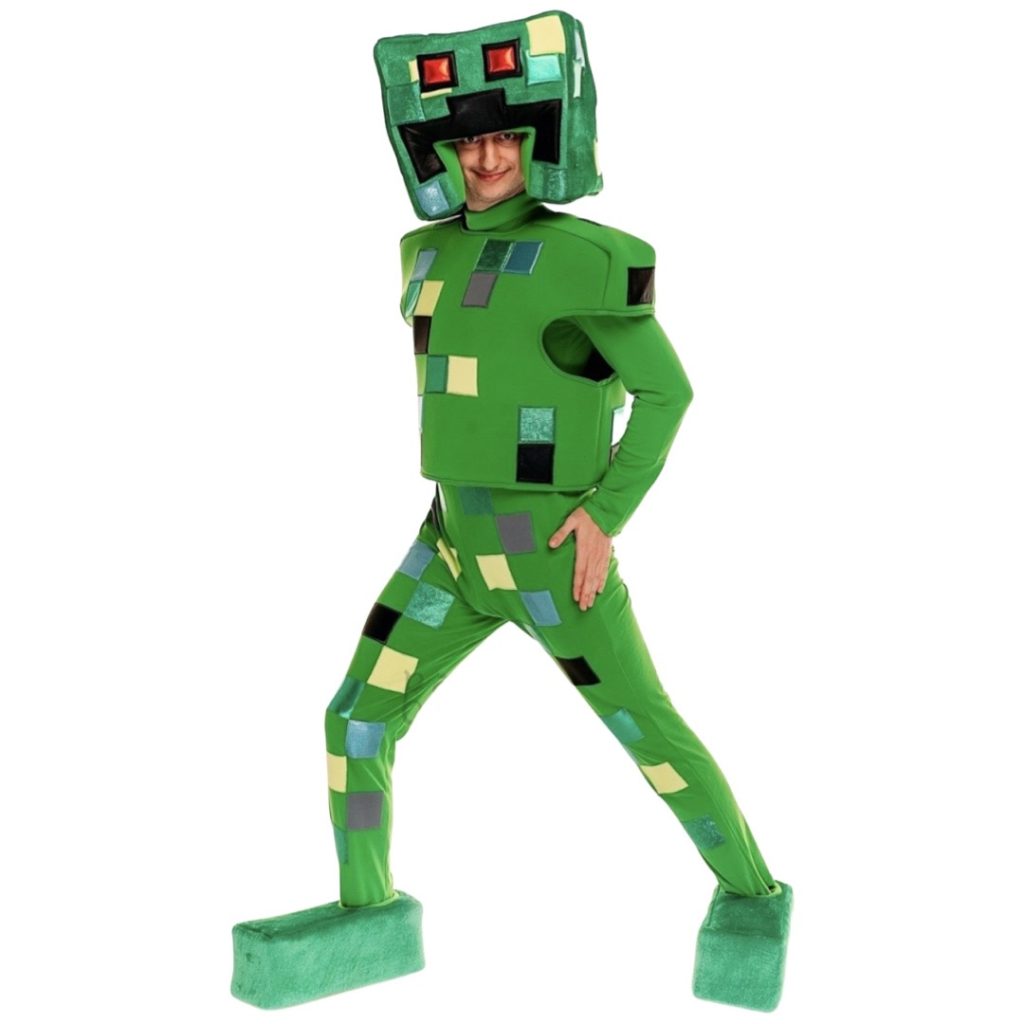 Minecraft Creeper Costume - Rental - Fun Party - Location de Mascotte ...
