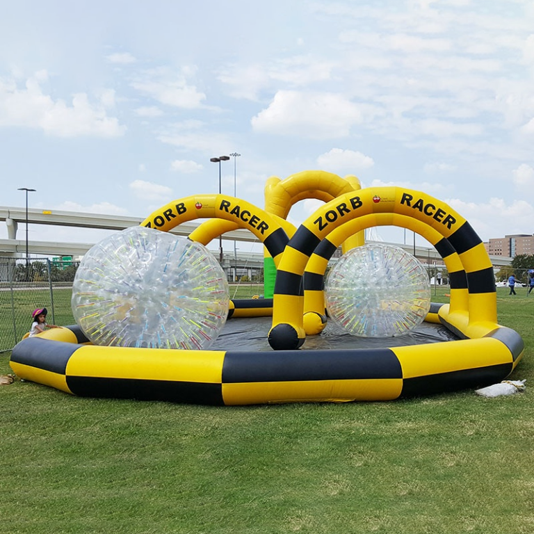 Zorb Ball Race Track - Fun Party - Location de Mascotte et Jeux ...