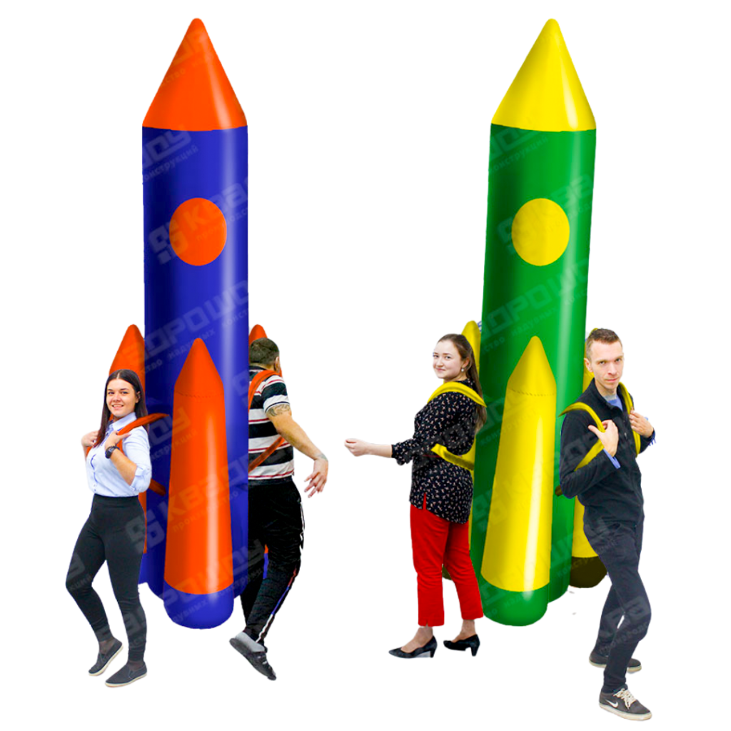 fusée géante - jeu de défi gonflable - Fun Party - Location de Mascotte ...